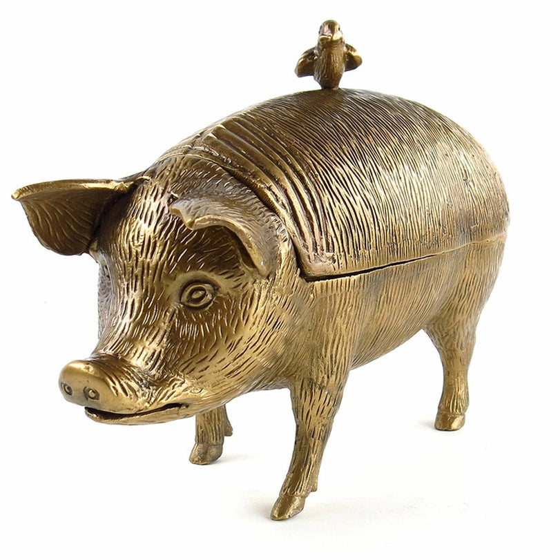 Pig with Bird Storage Box – PEM Shop