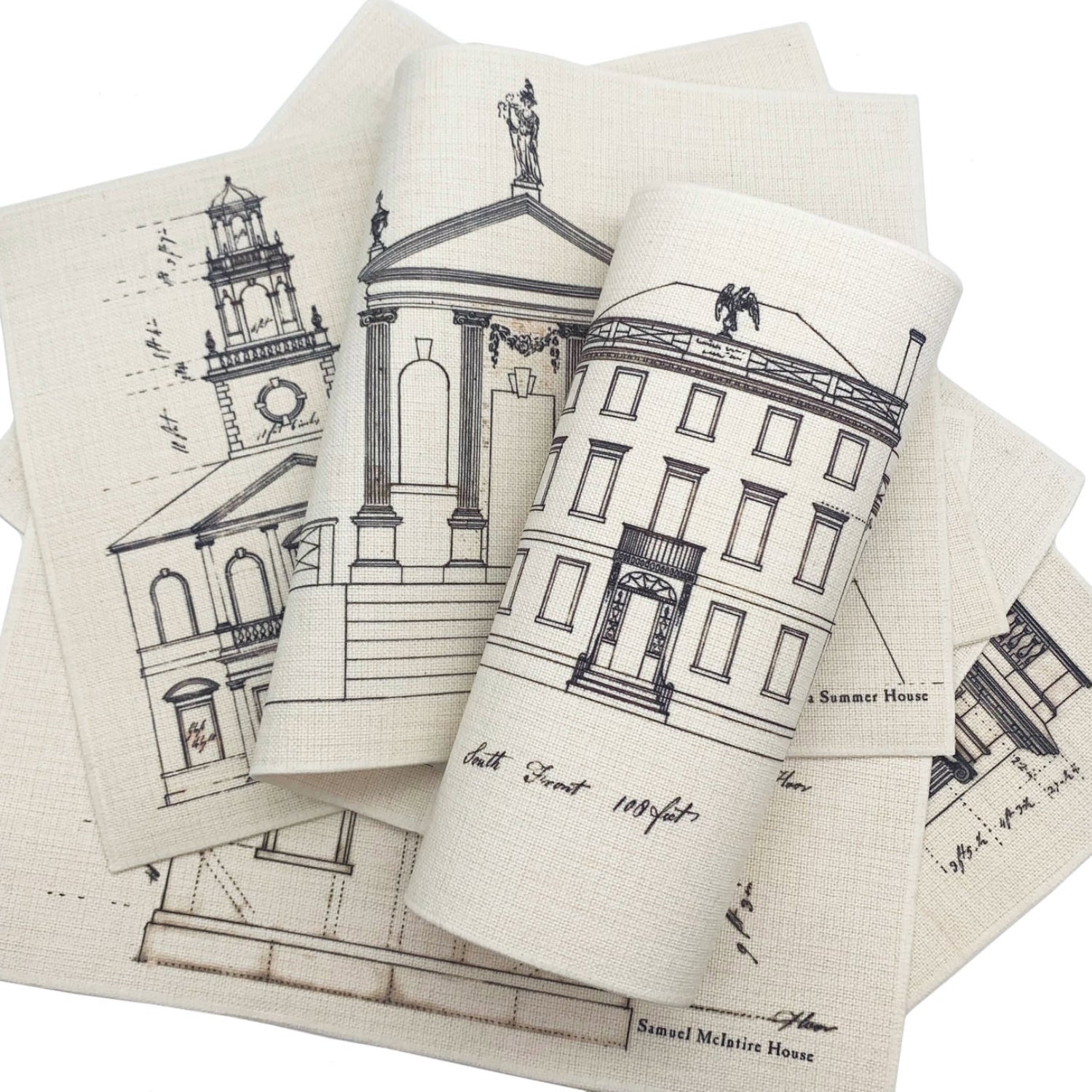 Placemats Samuel McIntire Architecture – PEM Shop