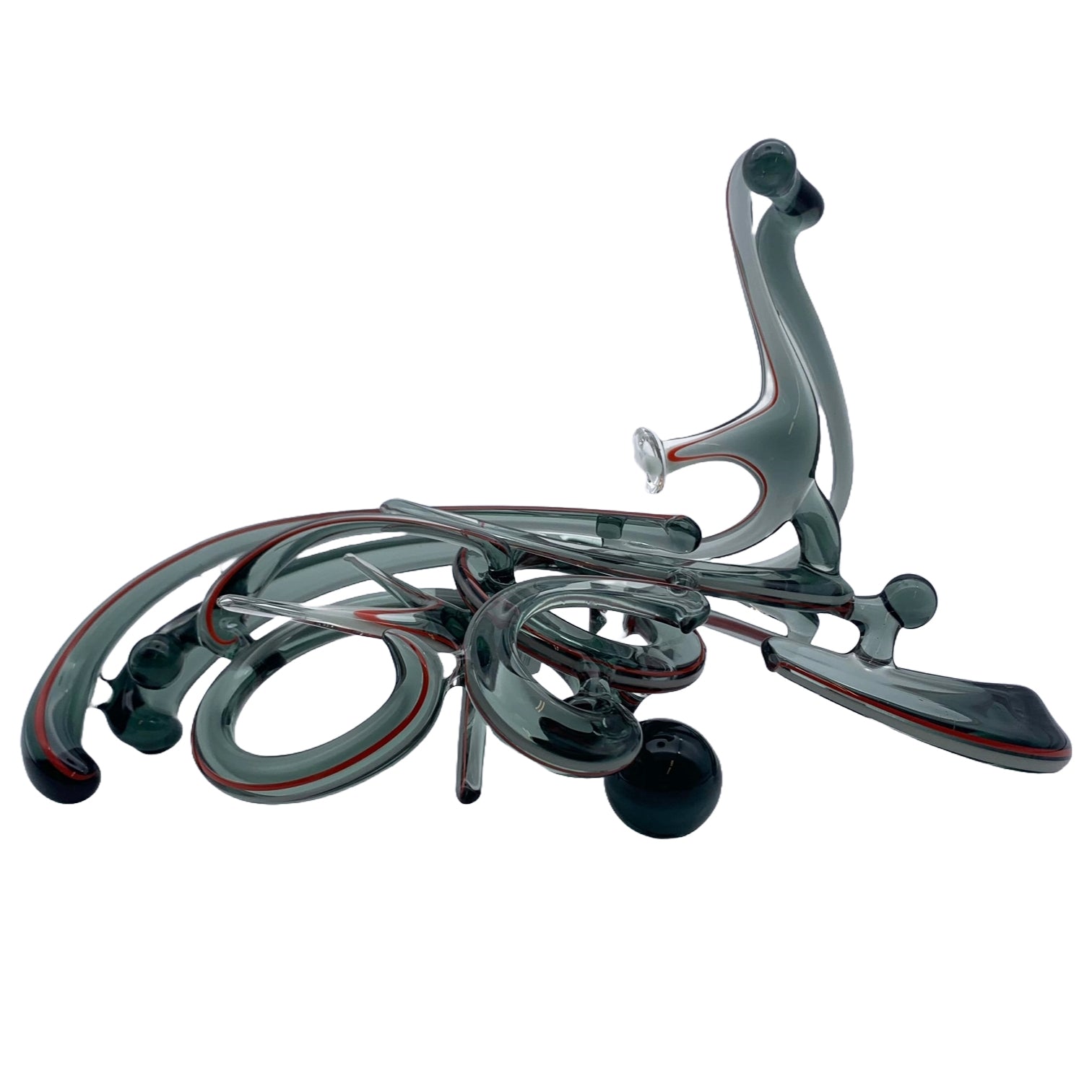 Sculpture Green Glass David Colton – PEM Shop