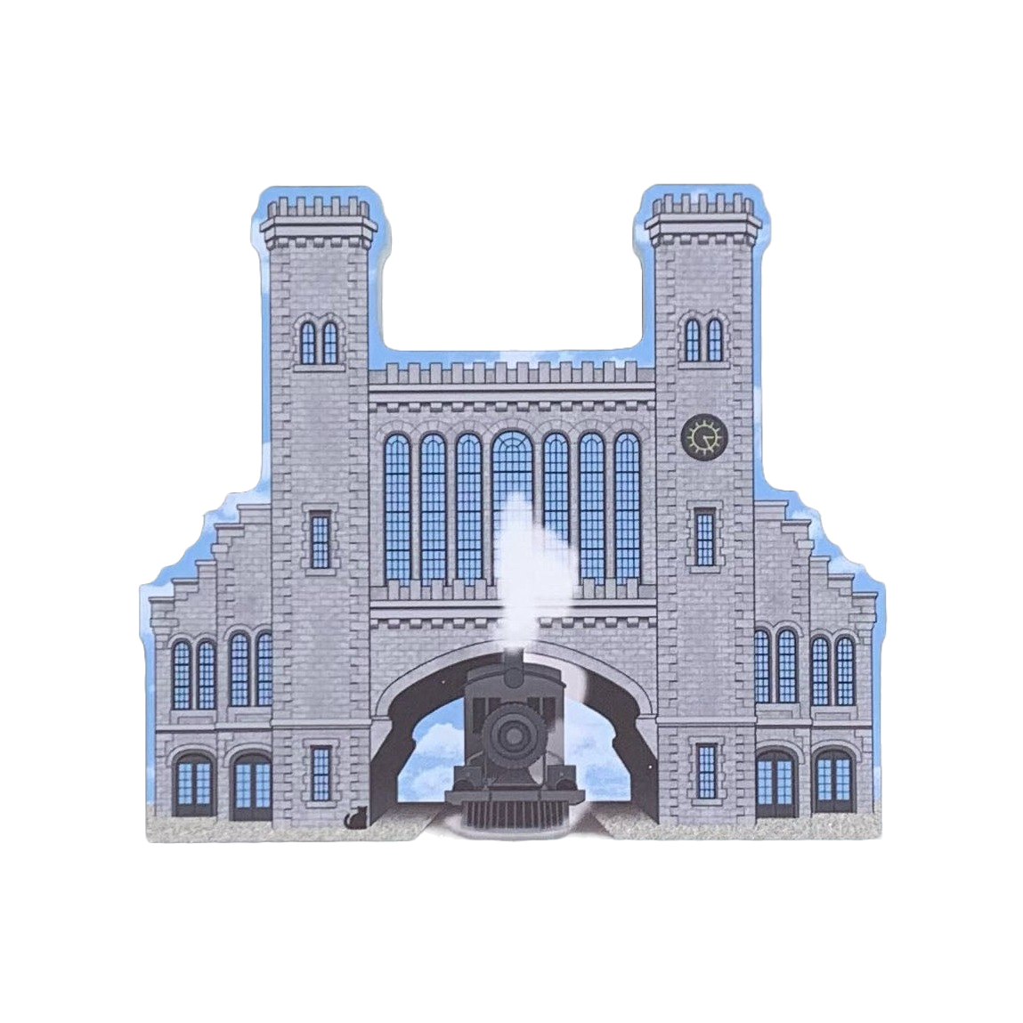 Salem Depot Train Station Block – PEM Shop